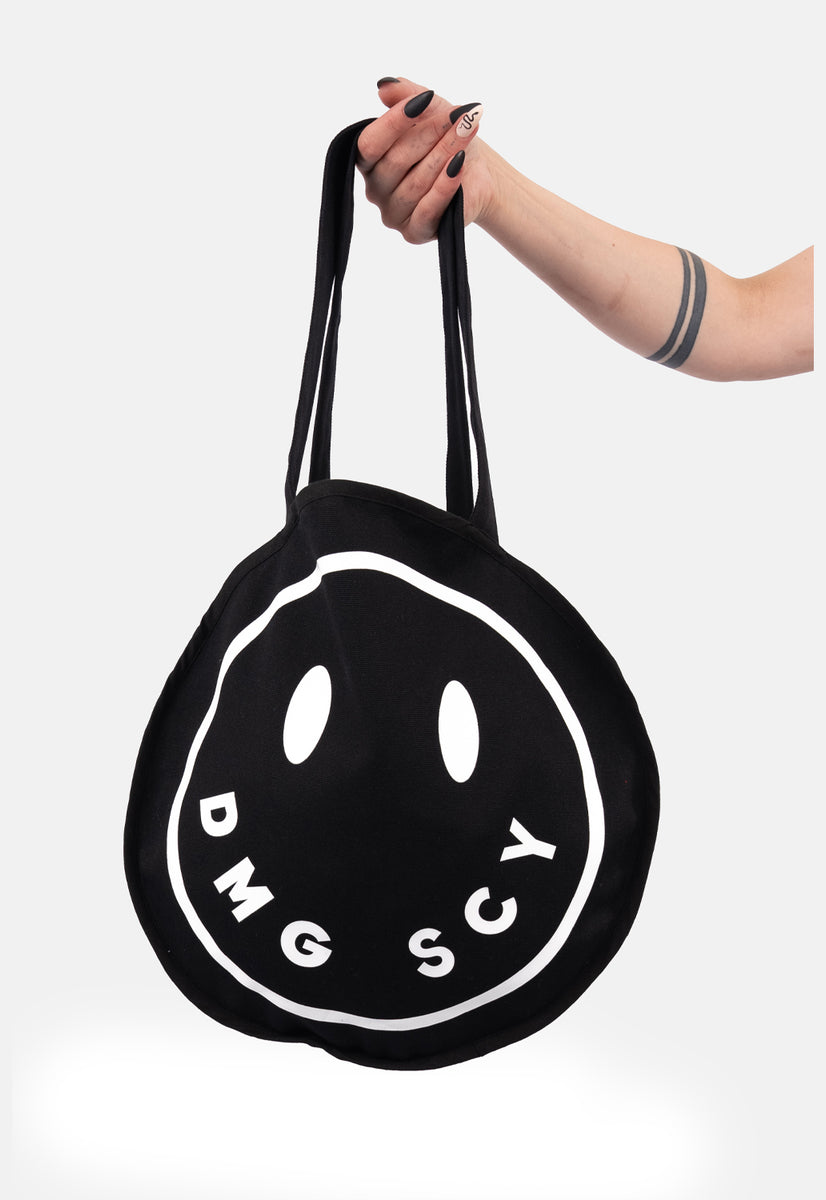 Smiley Circle Tote Bag – DMG SCY