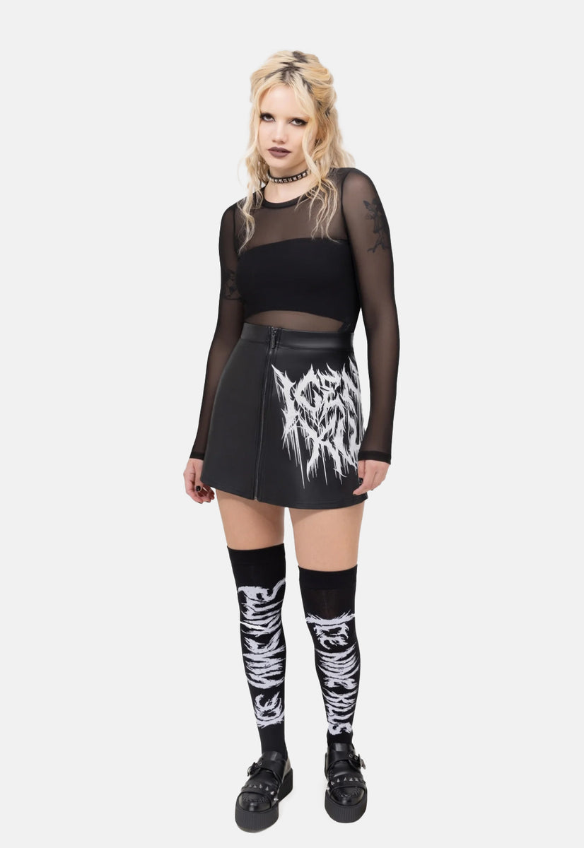 Logo Mini Skirt – DMG SCY