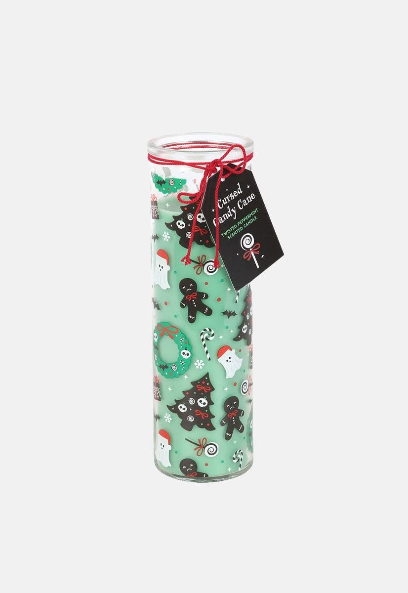 Merry Christmas Cursed Candy Cane Tube Candle – DMG SCY