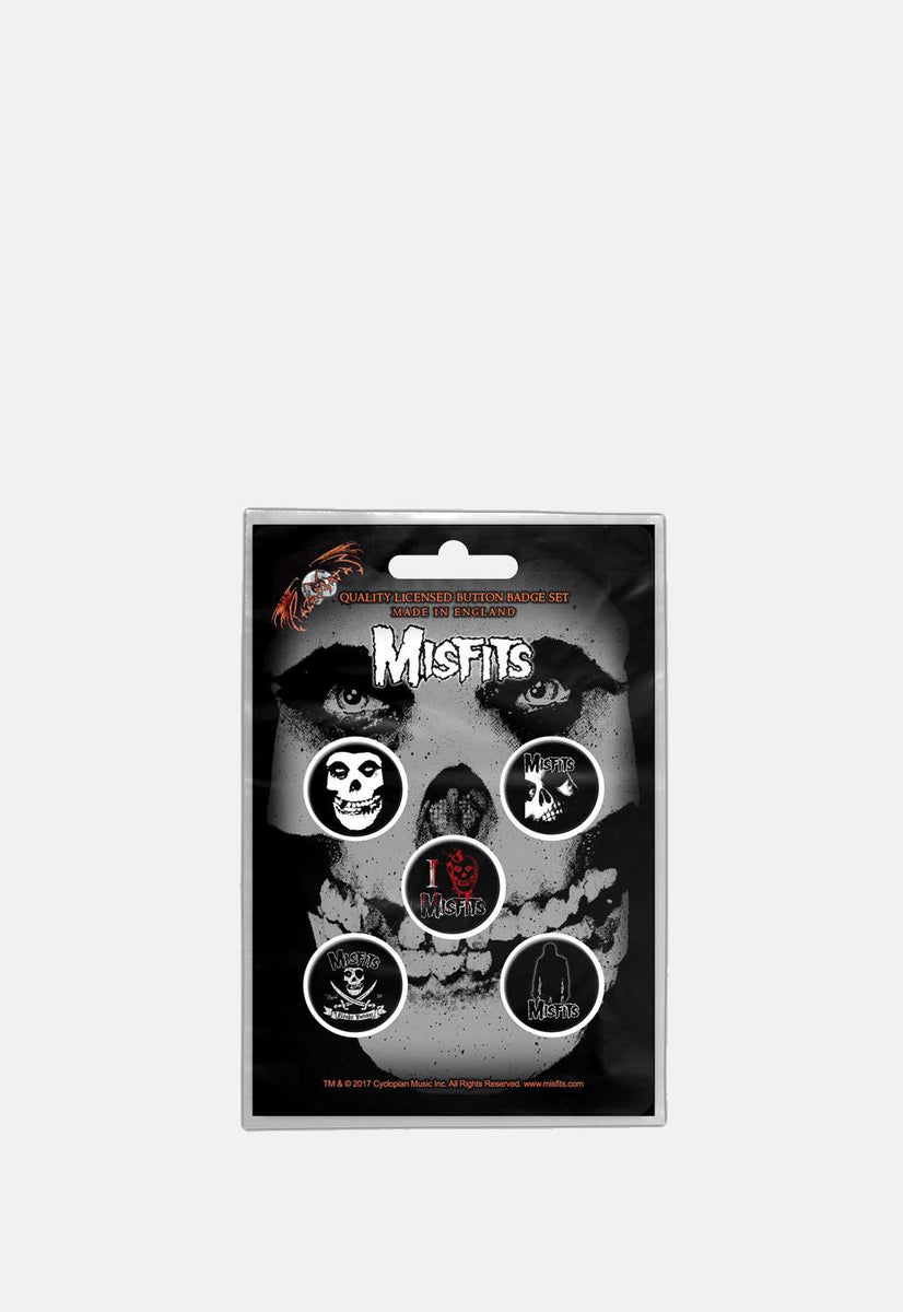 Skull Button Badge Set – DMG SCY