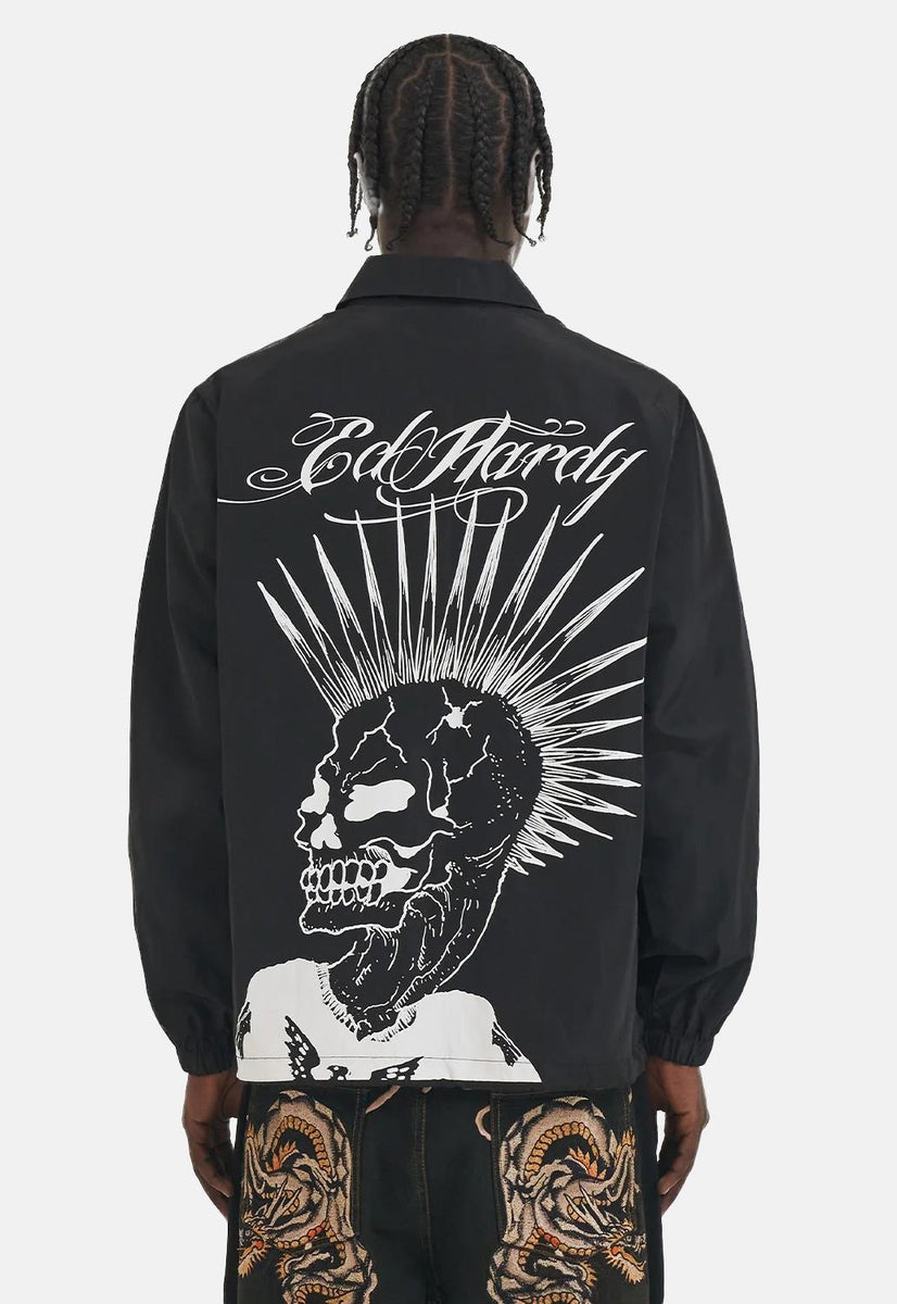 Skeleton Punk Waterproof Coach Jacket – DMG SCY