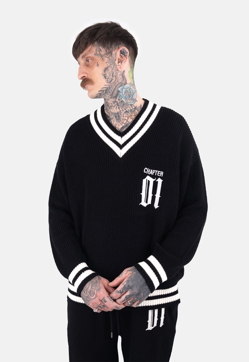 Greer V Neck Knit Jumper – DMG SCY