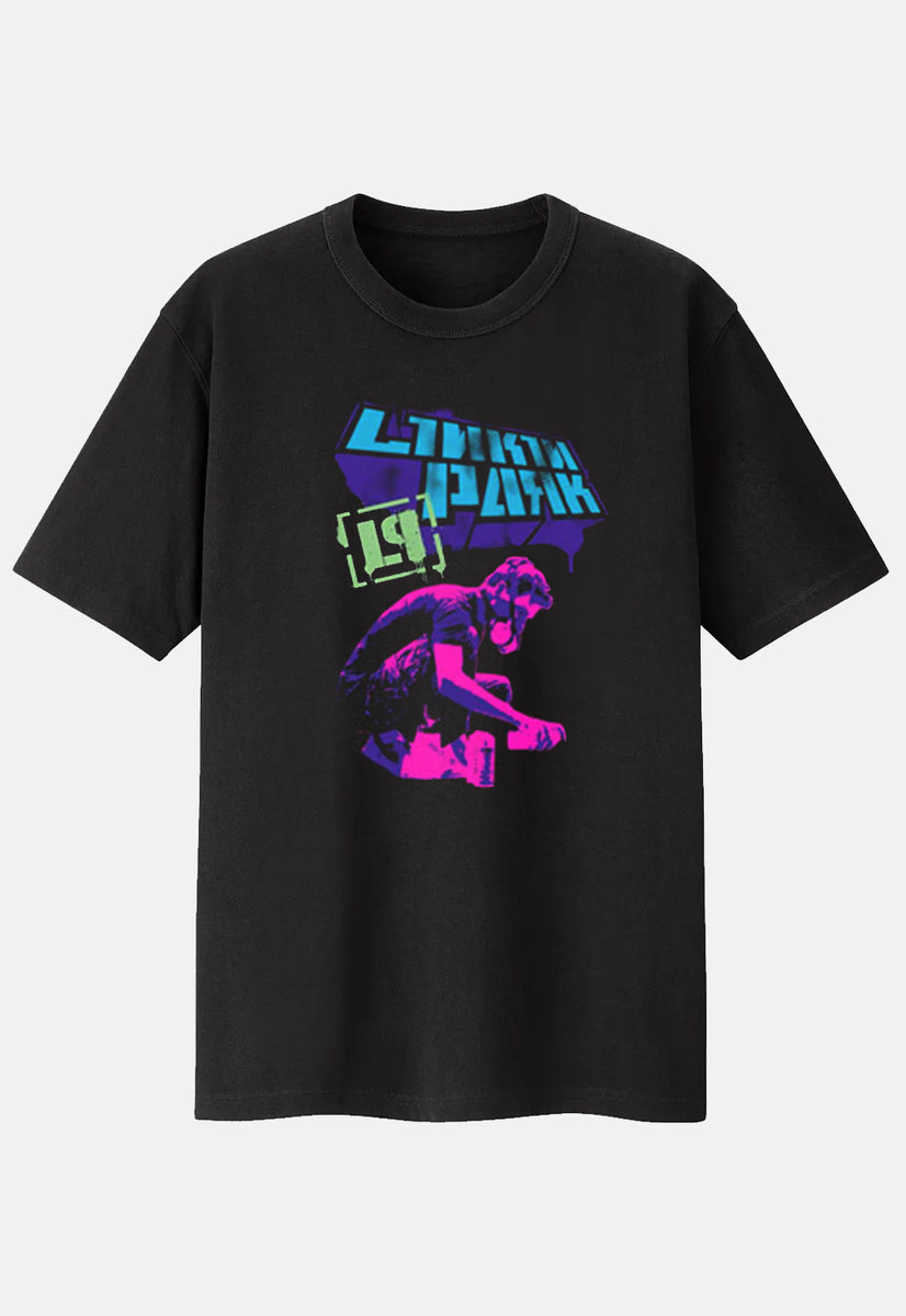 Meteora Stencil Neon T-Shirt – DMG SCY