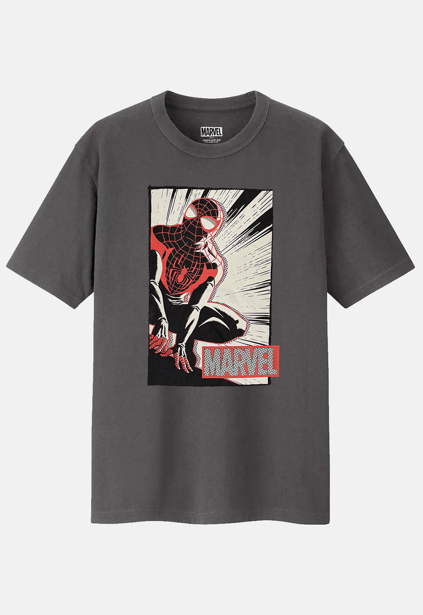 Spider-Man Crouch Cartoon T-Shirt – DMG SCY