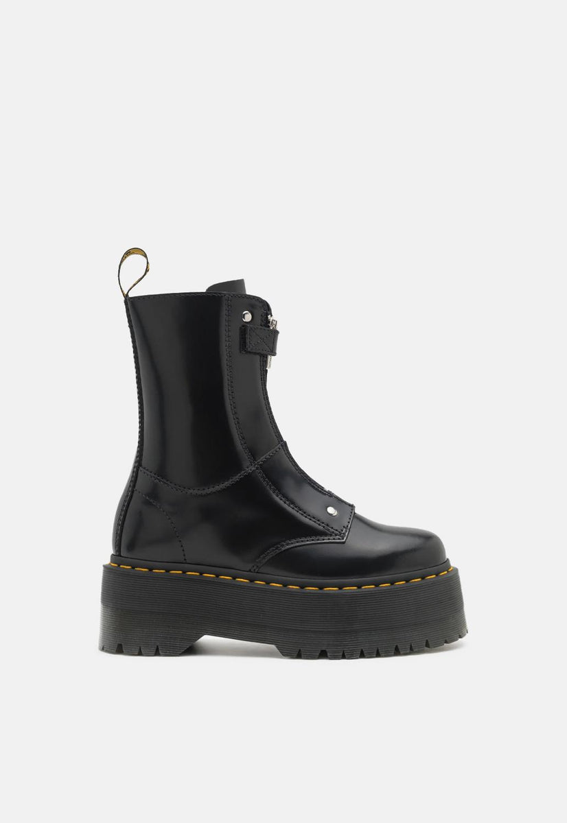 Jetta Hi Max Leather Platform Boots – DMG SCY