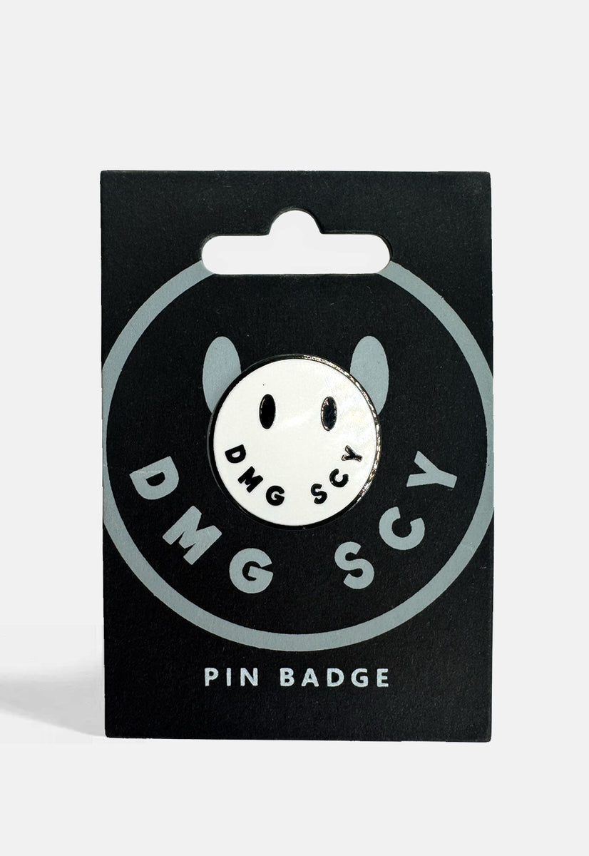 Smiley Pin Badge – DMG SCY
