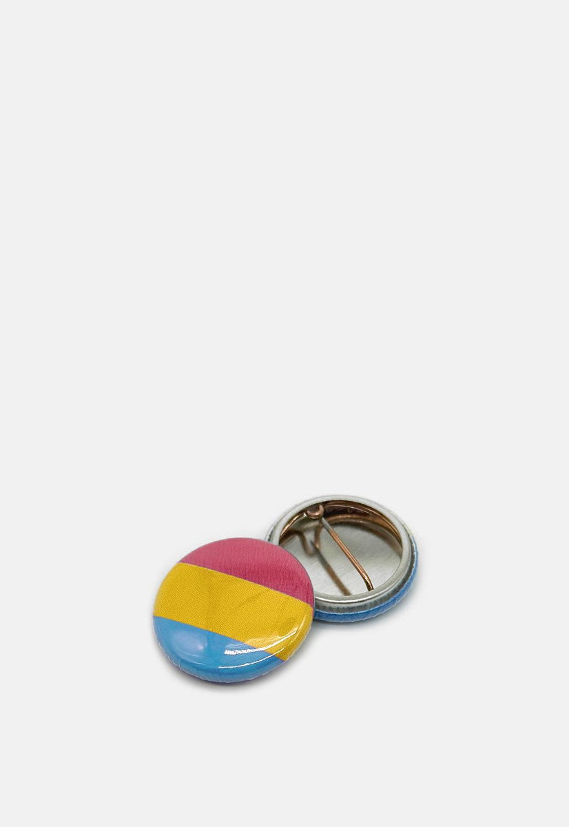 Pansexual Pride Flag Button Badge – DMG SCY